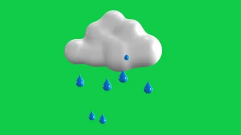 Cloud Rain Animation Stock Footage ~ Royalty Free Stock Videos | Pond5