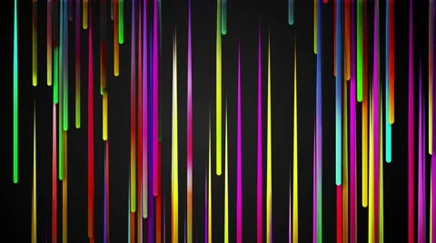 Rain drop Rainbow Line Loop Animation Da... | Stock Video | Pond5