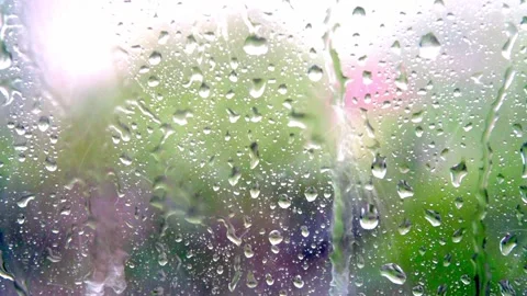 Water Dripping Down Window Stock Video Footage | Royalty Free Water ...