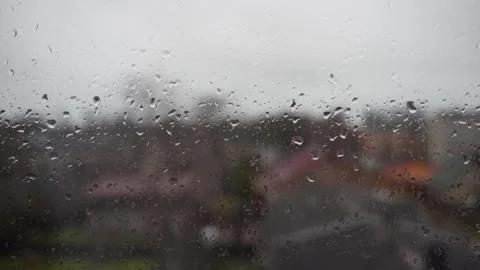 Water Dripping Down Window Stock Video Footage | Royalty Free Water ...