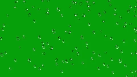 Rain drops on glass with green screen ba... | Stock Video | Pond5