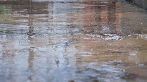 Rain Hitting Ground Stock Videos – Royalty-Free HD & 4K Videos | Pond5