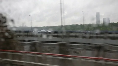 Train Window Rain Stock Footage ~ Royalty Free Stock Videos | Pond5