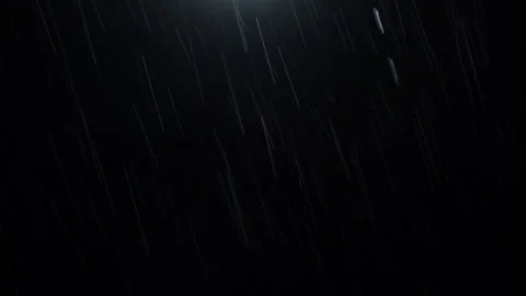 Rain falling on a black background. | Stock Video | Pond5