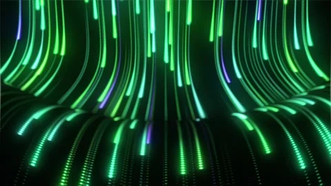 Rain of Falling Neon Streaks of light fa... | Stock Video | Pond5