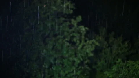 Calm Night Rain Stock Videos – Royalty-Free HD & 4K Videos