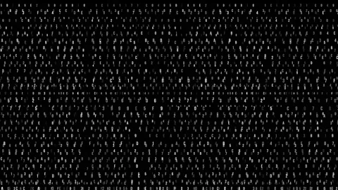 Rain of numbers in computer. Motion. Bea... | Stock Video | Pond5