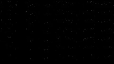 Rain of numbers in computer. Motion. Bea... | Stock Video | Pond5