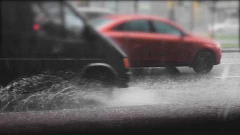 Flood Warning Rain Stock Videos – Royalty-Free HD & 4K Videos | Pond5