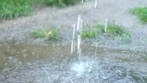 Rain Splash Vídeos de archivo | Rain Splash Vídeos | Pond5 libres de ...