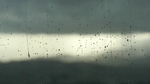 Water Dripping Down Window Stock Video Footage | Royalty Free Water ...