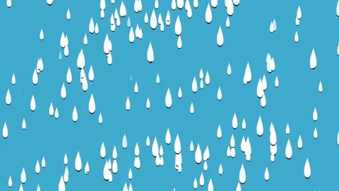 Rain water drop animation motion graphic... | Stock Video | Pond5