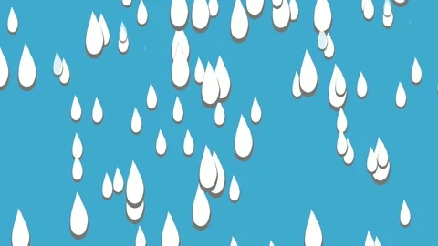 Blue Water Drop Animation Stock Video Footage | Royalty Free Blue Water ...