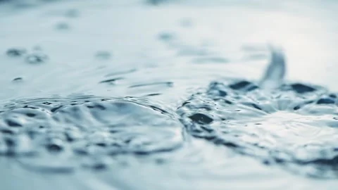 rain. water droplets, splashes on a blac... | Stock Video | Pond5
