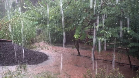 rain water is falling in old well closeu... | Stock Video | Pond5