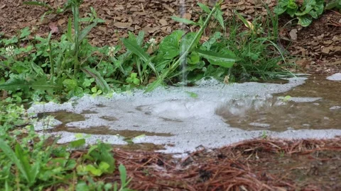 Overflowing Gutters Stock Footage ~ Royalty Free Stock Videos | Pond5