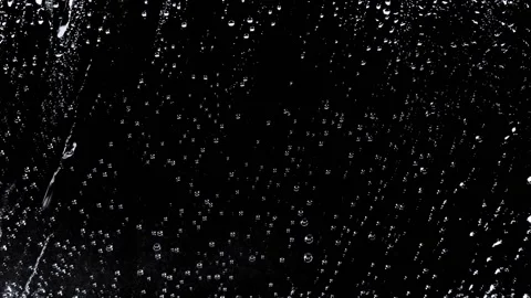 Rain on window glass, storm, blizzard al... | Stock Video | Pond5