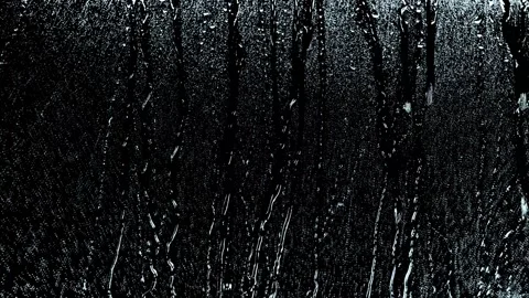 Rain on window glass, storm, blizzard al... | Stock Video | Pond5