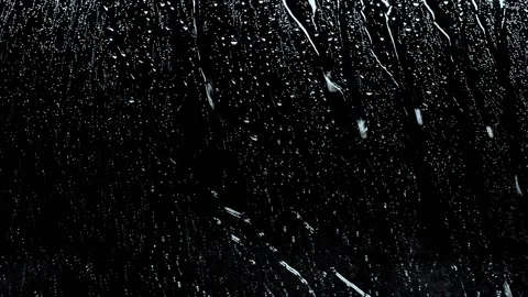 Rain on window glass, storm, blizzard al... | Stock Video | Pond5
