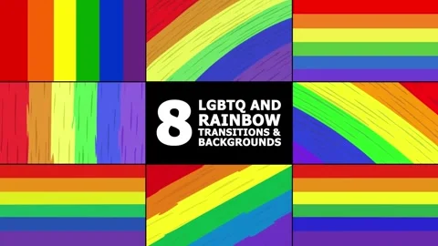 Rainbow And LGBTQ Transitions And Backgrounds | After Effects ~ After ...