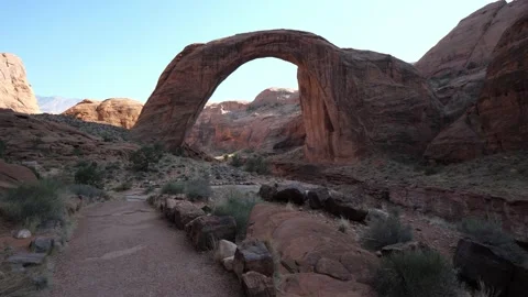 Rainbow Bridge Path | Stock Video | Pond5