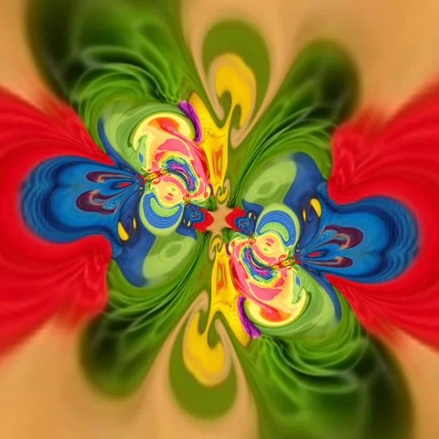 rainbow color sequence pattern with abst... | Stock Video | Pond5