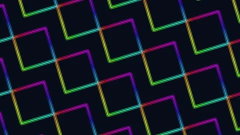 Rainbow diamond pattern on black backgro... | Stock Video | Pond5