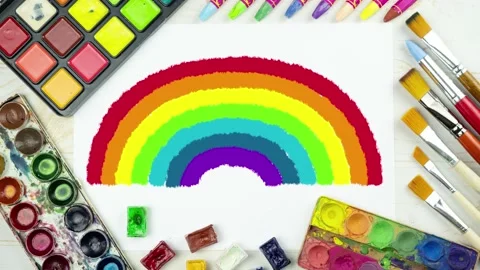 Rainbow Animation No Background Stock Footage ~ Royalty Free Stock ...