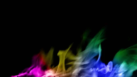 Rainbow Fire Stock Video Footage | Royalty Free Rainbow Fire Videos | Pond5
