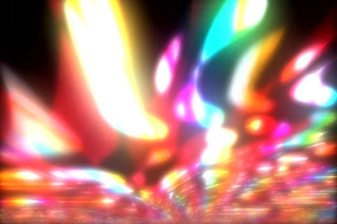 Rainbow Light Tunnel | Stock Video | Pond5