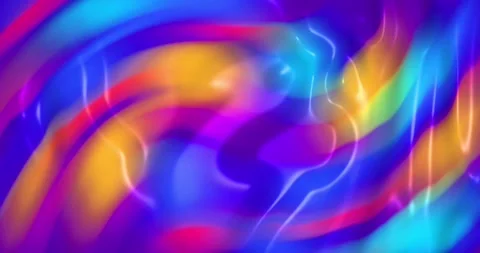 Rainbow Liquid Abstract 4K Animation | Stock Video | Pond5