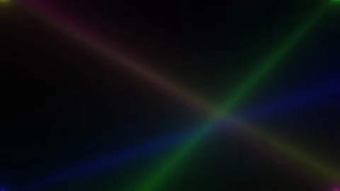 Rainbow neon light beams on performance ... | Stock Video | Pond5
