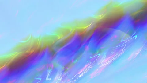Rainbow refraction. Glass dispersion. Ho... | Stock Video | Pond5