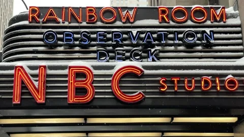 Rainbow Room Observation Deck NBC Studio... | Stock Video | Pond5