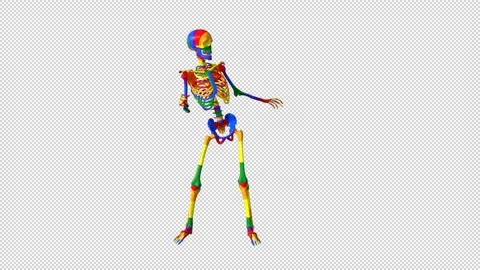 Transparent Dancing Skeleton Stock Videos – Royalty-Free HD & 4K Videos ...