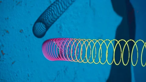 Slinky Toy Stock Video Footage | Royalty Free Slinky Toy Videos | Pond5