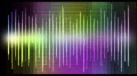 Shape Waveform Spectrum Stock Video Footage | Royalty Free Shape ...