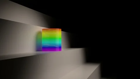 Rainbow spring looping animation | Stock Video | Pond5