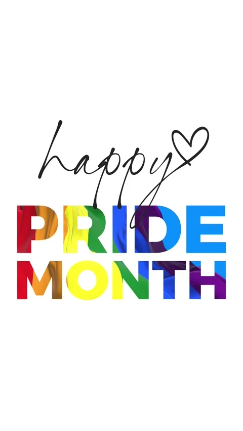 Rainbow waving flag. Pride Month Celebra... | Stock Video | Pond5