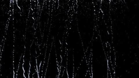 Raindrops on the Alpha window | Stock Video | Pond5