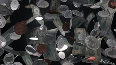 Raining Money Stock Videos – Royalty-Free HD & 4K Videos