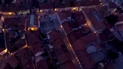 Raised-relief map of the city center on ... | Stock Video | Pond5