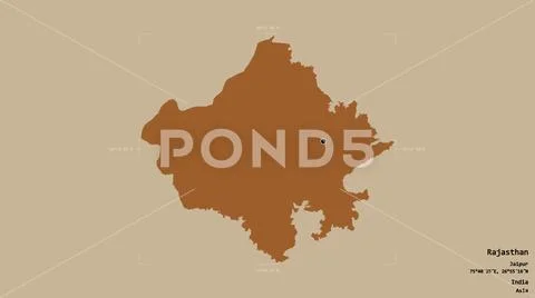 Rajasthan - India. Bounding box. Pattern: Graphic #137270005