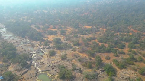 The Rajdari and Devdari waterfalls are l... | Stock Video | Pond5