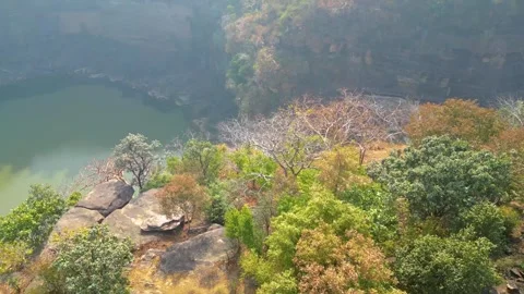 The Rajdari and Devdari waterfalls are l... | Stock Video | Pond5