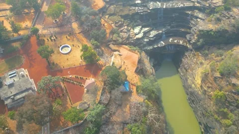 The Rajdari and Devdari waterfalls are l... | Stock Video | Pond5