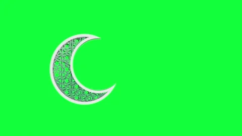Ramadan Moon Chroma animation Green Scre... | Stock Video | Pond5