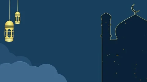 Ramadan theme animated background with d... | Stock Video | Pond5