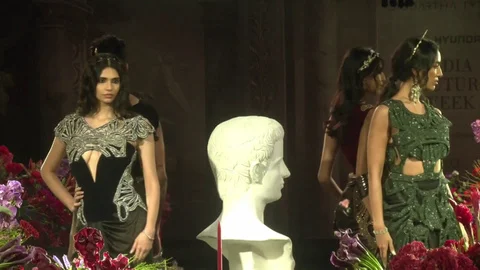 Ramp-walking the talk: India's most excl... | Stock Video | Pond5