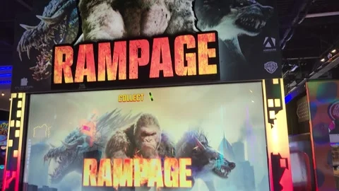 Rampage Arcade Game | Stock Video | Pond5
